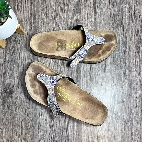 Birkenstock | Shoes | Birkenstock Papillio Turin Multicolor Tile Print ...